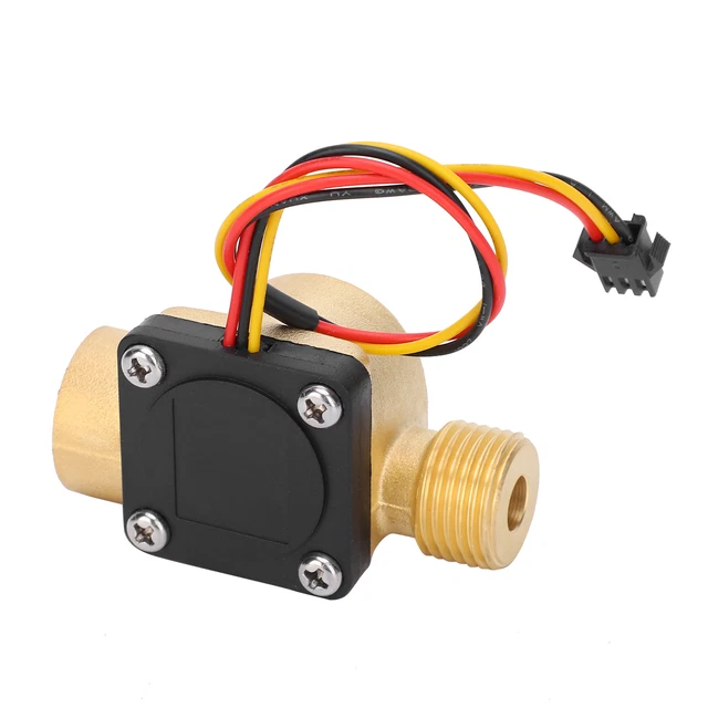 WATER SENSOR G1/2IN Switch Hall Transducer Pulse Counter DC3‑24V TDM ...