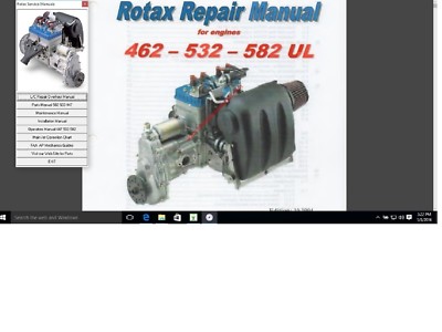 ROTAX SERVICE OVERHAUL service manual aircraft engine types 447, 503 ...