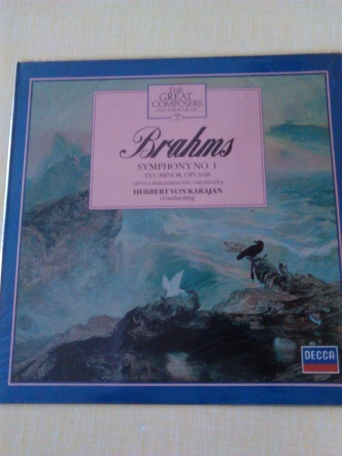 BRAHMS - SYMPHONY No.1 Von Karajan The Great Composers Collection Vienna Phil EUR 9,79 - PicClick FR