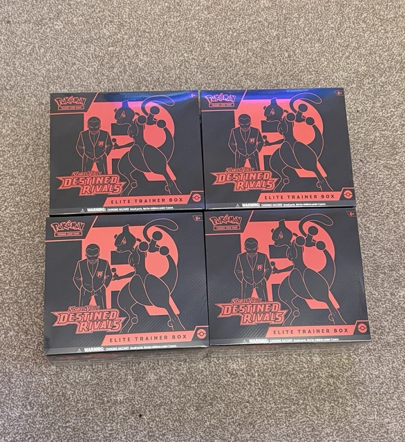 POKEMON TCG DESTINED Rivals ETB Elite Trainer Box x4 $646.34 - PicClick CA