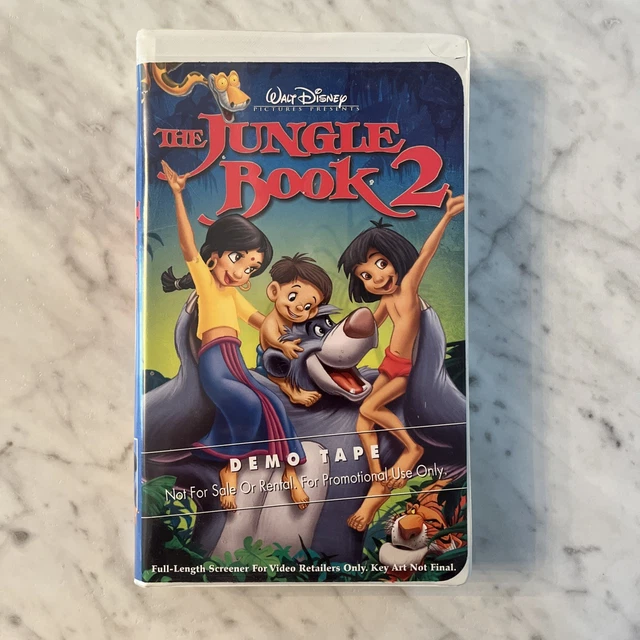 WALT DISNEY'S THE Jungle Book 2 (VHS, 2003) - RARE Demo Tape Screener ...