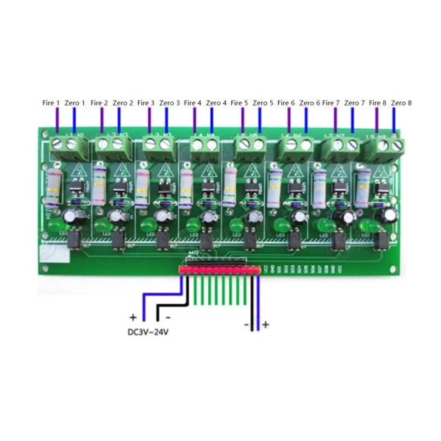 Secure And Reliable 220v Optocoupler Isolation Module Voltage Detect Board £5 87 Picclick Uk