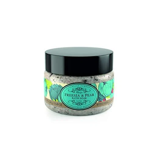 Naturally European Freesia And Pear Aromatic Bath Soak Bath Salts 550g