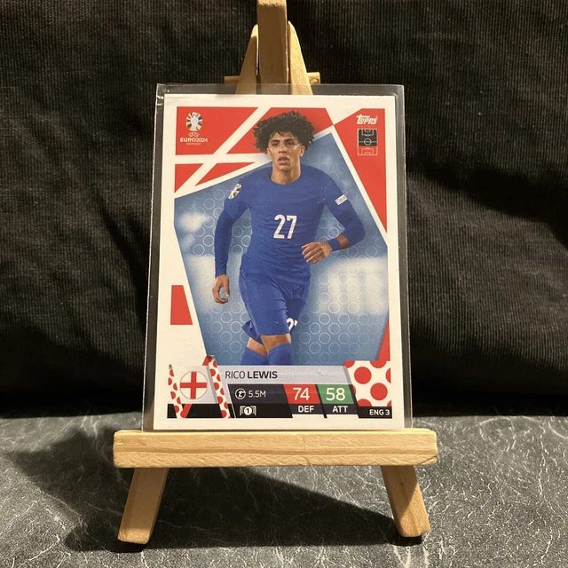 TOPPS MATCH ATTAX Uefa Euro 2024 Rico Lewis Base Card #Eng 3 £0.99 ...