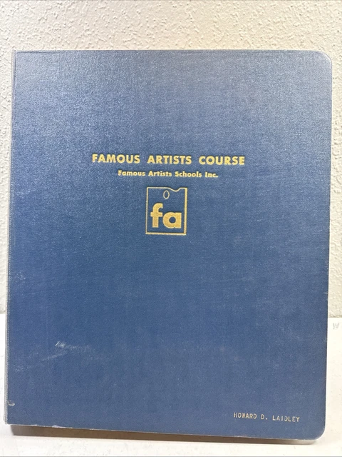 VINTAGE FAMOUS ARTISTS Course Complete 1 Book Lessons 17-24 1954 $50.58 ...