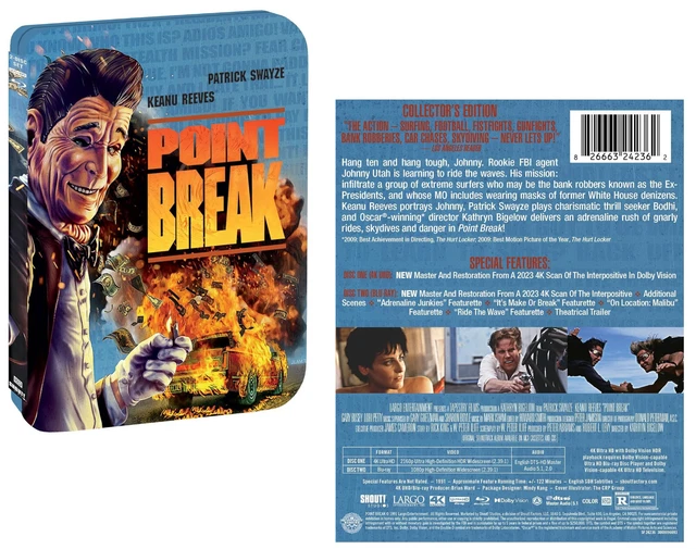 POINT BREAK (1991): Keanu Reeves - US RgFree 4K UHD BLU-RAY Limited ...