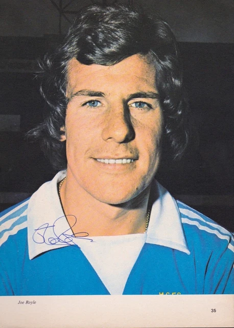 JOE ROYLE (MANCHESTER City, Everton & Norwich FC) Hand SIGNED Picture £ ...