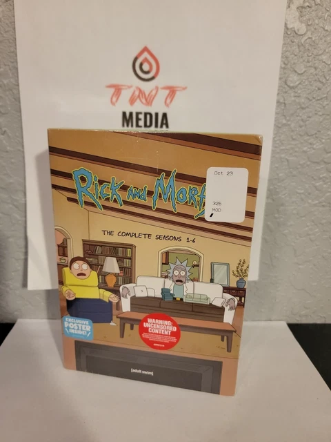 RICK AND MORTY: The Complete Seasons 1-6 (DVD) NEW SEALED!! £25.40 ...