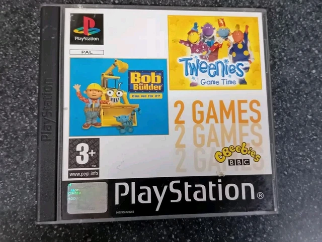 CBEEBIES 2 GAMES Bob the builder & Tweenies - PS1 game £9.99 - PicClick UK