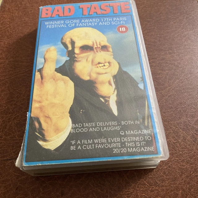 BAD TASTE - Peter Jackson Horror PAL VHS Cert 18 £5.43 - PicClick UK