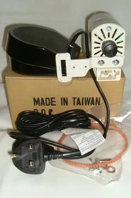 YDK UNIVERSAL SEWING Machine Motor & Foot Control/Pedal Fits Old Singer ...