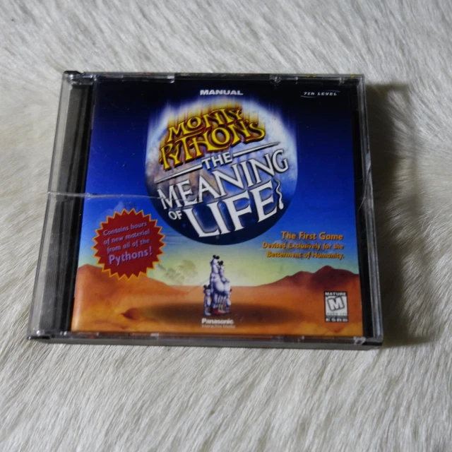 MONTY PYTHONS THE Meaning of Life Movie PC Game Vintage MONTY PYTHON ...