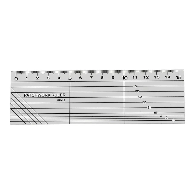 CLEAR MARKINGS AND Grid Lines Acrylic Tailor Ruler for Seamless ...