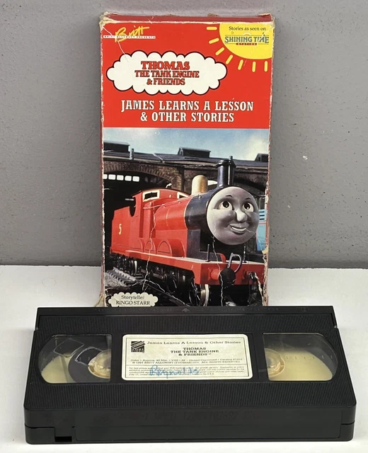 Thomas The Tank Engine Friends James Learns Lesson Stories Vhs Video Tape Train £1663 Picclick Uk
