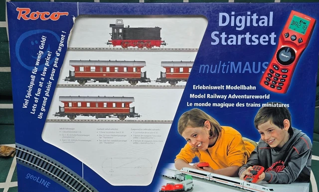ROCO H0 41268 Digital Starter Set V36 diesel locomotive & 3 Coaches ...