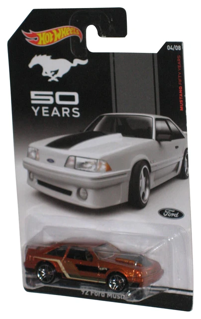 HOT WHEELS 50 Ans Copper '92 Ford MUSTANG (2013) Mattel Voiture Jouet 4 ...