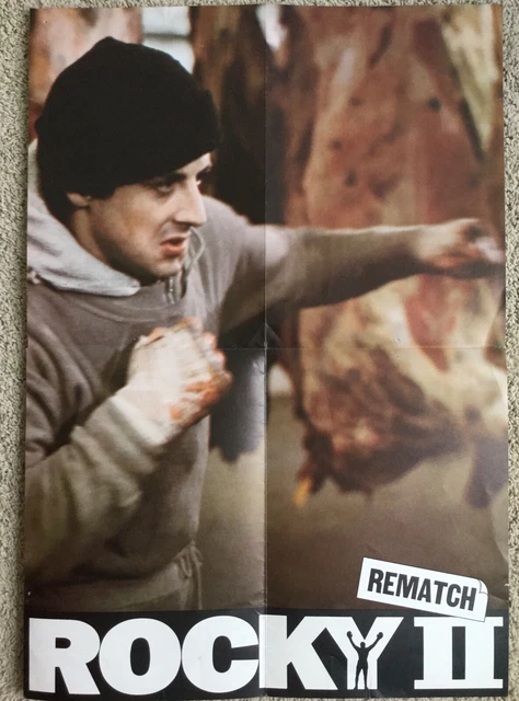 RARE VINTAGE ROCKY Balboa Rocky Ii Pre-Release Promo Poster Packet 1979 ...