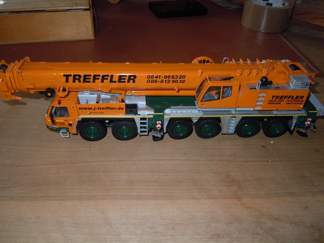 TADANO FAUN TREFFLER ATF400G-6 Mobilkran mit Wippspitze WSI 1:50 Modell ...