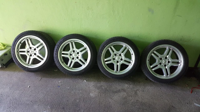 MERCEDES 4X AMG Styling 8x17 ET35 KBA 45554 mit Schrauben EUR 149,00 ...
