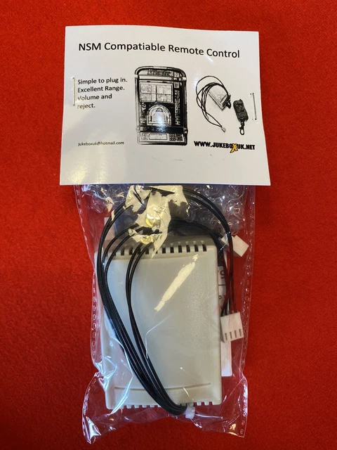 NSM CD JUKEBOX Wireless Remote Control. Volume Reject. Performer ...