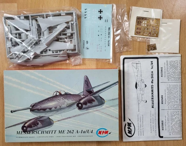 MESSERSCHMITT ME 262 A-1a / U4 - MPM 72019 - 1:72 Bausatz EUR 18,00 - PicClick DE
