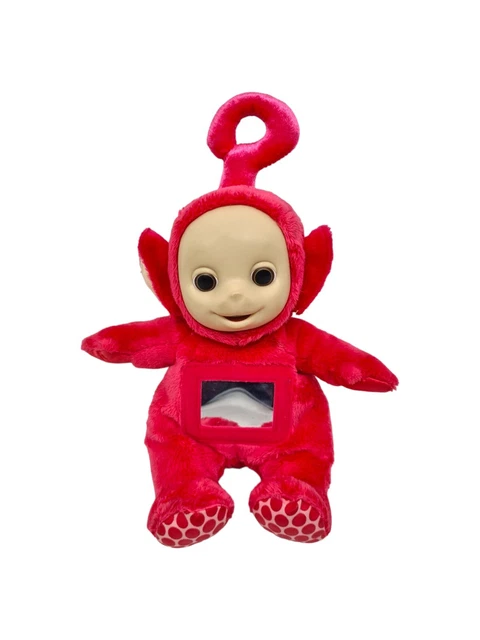TELETUBBIES PO PLUSH Plush Stuffed Figure Playskool 1996 Red Sitting ...