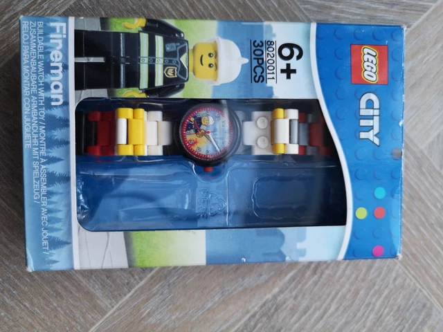 LEGO CITY FIREMAN Buildable Watch with Mini figure New (Box Damaged) £8 ...