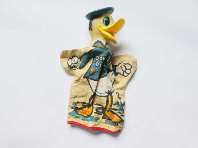 RARE C1960'S/70'S COMBEX Walt Disney Licensed Donald Duck Glove Puppet ...