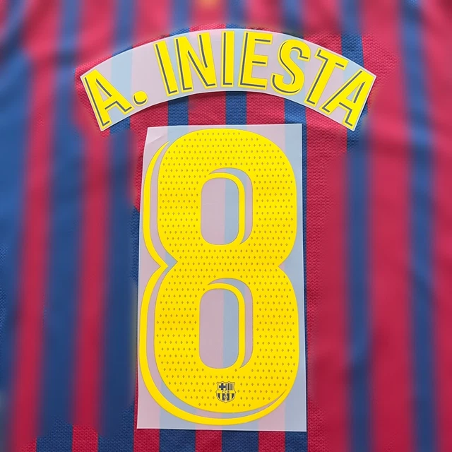 A. INIESTA #8 name and number 2018/19 home print £10.88 - PicClick UK