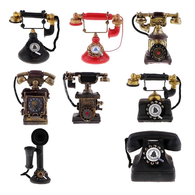 VINTAGE ROTARY Handset Desk Telephone European Retro Dial Phones £23.86 ...