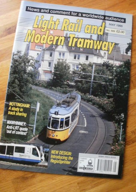 OLD LIGHT RAIL And Modern Tramway Magazine May 1995 Exc.cond. £3.50 ...