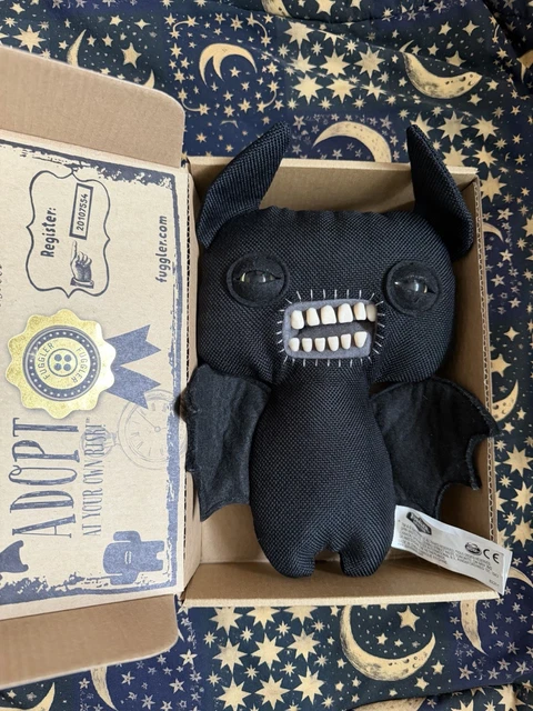COUNT FUGGULA BLACK Bat Fuggler Funny Ugly Monster Rare Retired Soft ...