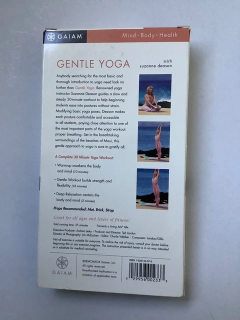 GAIAM GENTLE YOGA For Beginners VHS Video £2.24 - PicClick UK