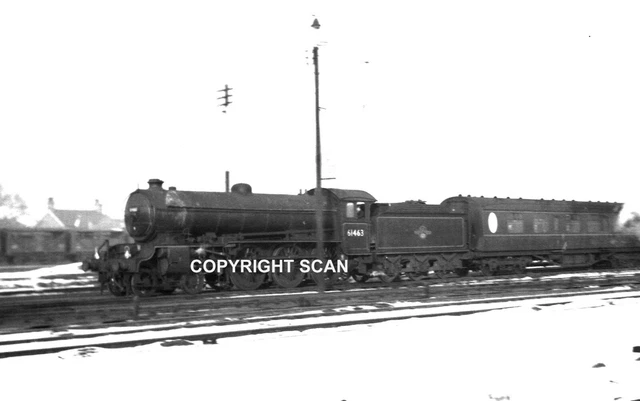 RAILWAY STEAM PHOTO : 61463 Ex LNER B16 at STAINFORTH in 1963 £2.99 ...