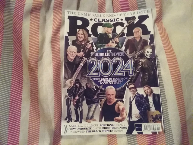 CLASSIC ROCK MAGAZINE 335 Jan 2025 The Ultimate Review 2024. Albums ...