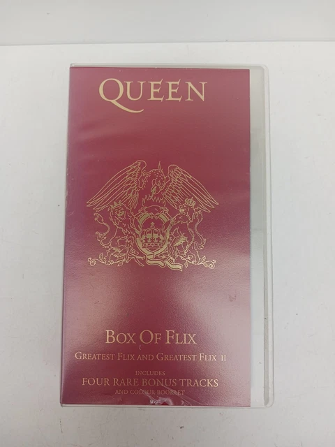QUEEN - BOX Of Flix Double VHS Box Set 2 x Video Cassettes Queen ...