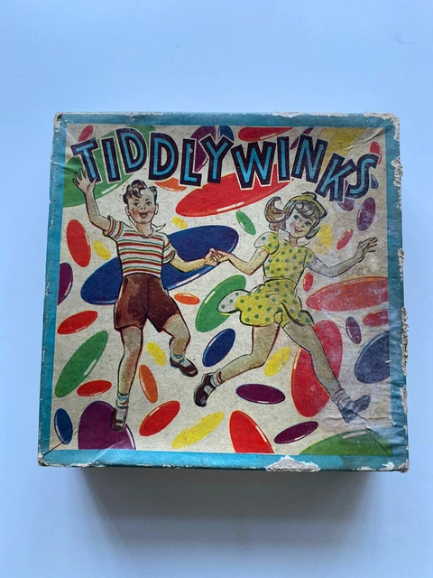 1940’S 1950’S CIRCA Vintage Tiddlywinks Toy Game Collectable Classic £8 ...