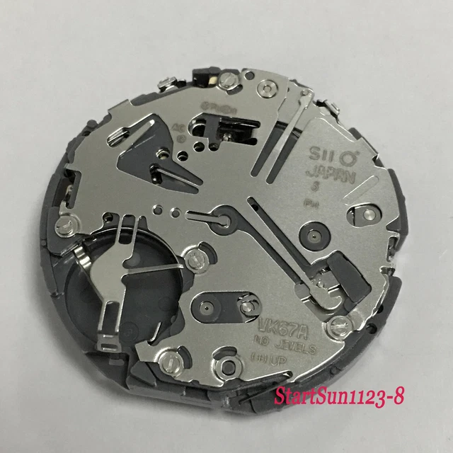 GENUINE SEIKO JAPAN VK Series VK67A VK67 Quartz chronograph movement ...