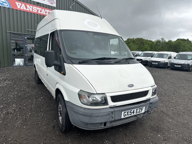 2005 FORD TRANSIT 2.4L LWB RWD 11 Seater Minibus Van High Roof Drives ...