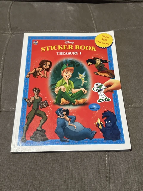 DISNEY STICKER BOOK Treasury l Atlantis Peter Pan Buzz Lightyear 2006 ...