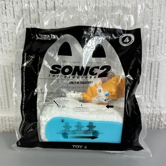 MCDONALDS HAPPY MEAL Toy 2022 Sonic 2 The Hedgehog Toy 4 Paramount Sega Tails £5.93 - PicClick UK