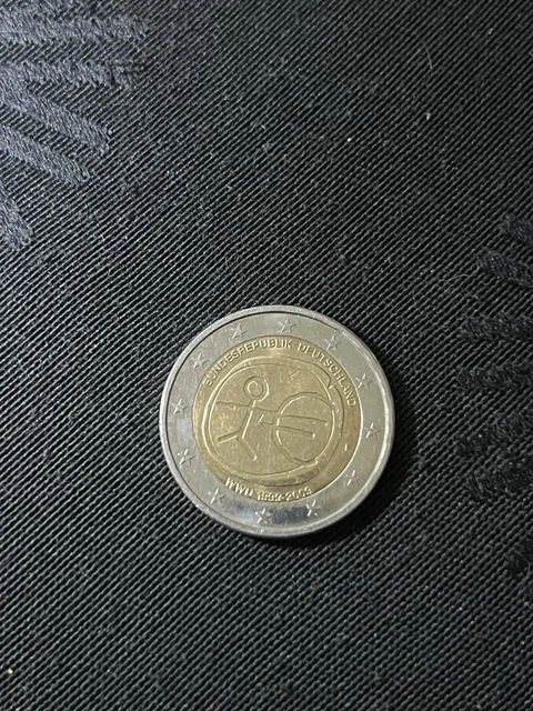 2 EURO MÜNZE mit Strichmännchen - Serie WWU 1999-2009 - seltene Münze EUR 5,00 - PicClick DE