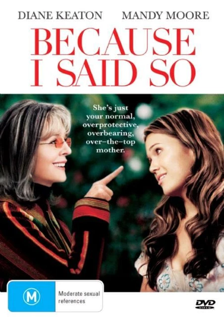 BECAUSE I SAID So (DVD, 2006) Diane Keaton Comedy Region 4 $11.00 ...