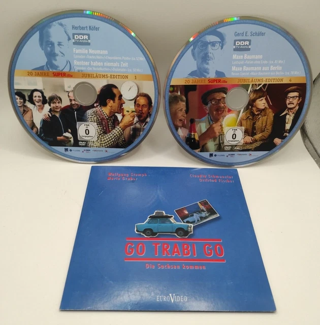 20 JAHRE SUPER Illu + Go Trabi Go - 3x DVD - DDR Serien Köfer, Baumann ...