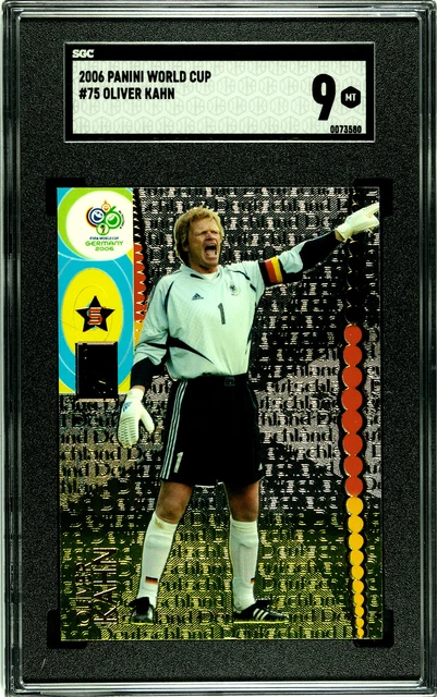 PANINI SOCCER CARD Oliver Kahn # 75 World Cup Germania 2006 SGC 9 Mint ...