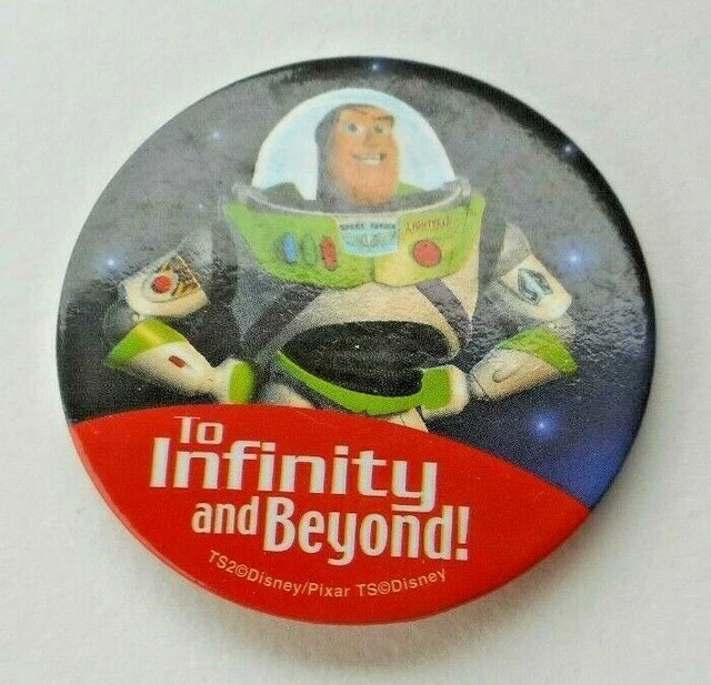 DISNEY PIXAR TOY Story 2 Buzz Lightyear To Infinity And Beyond Badge ...