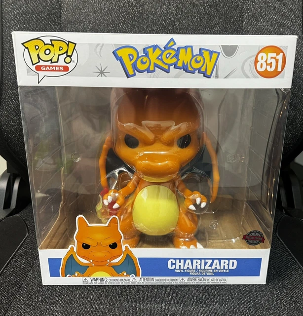 FUNKO POP! VINYL Pokemon - Jumbo CHARIZARD 10" Inch #851 Special ...