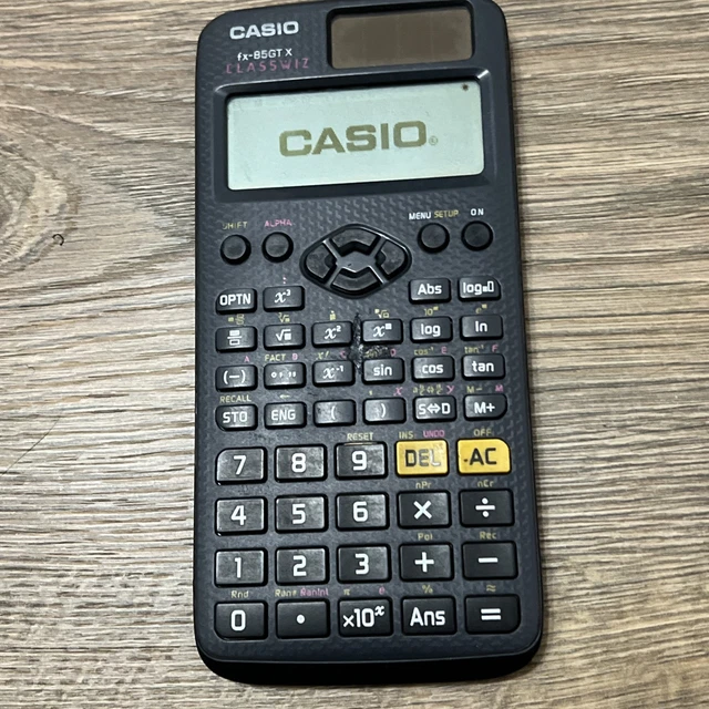 CASIO FX-85GT X Classwiz Scientific Calculator Black £18.99 - PicClick UK