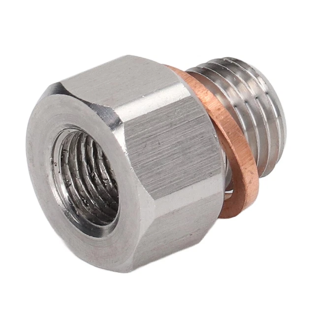 METRIC FITTING ADAPTER 1/8in NPT Female-M12x1.25 Male Aluminium Alloy ...