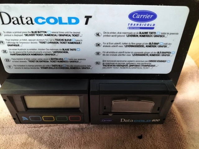 CARRIER TRANSICOLD DATACOLD Thermoprinter 600 From Trailer EUR 174,32 ...